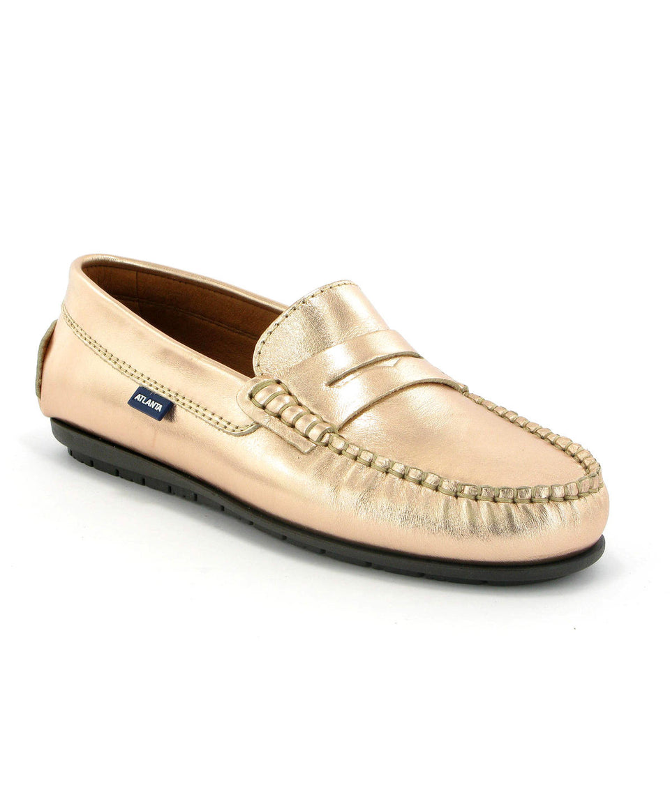 032 Walkers - rose gold metallic - Atlanta Mocassin