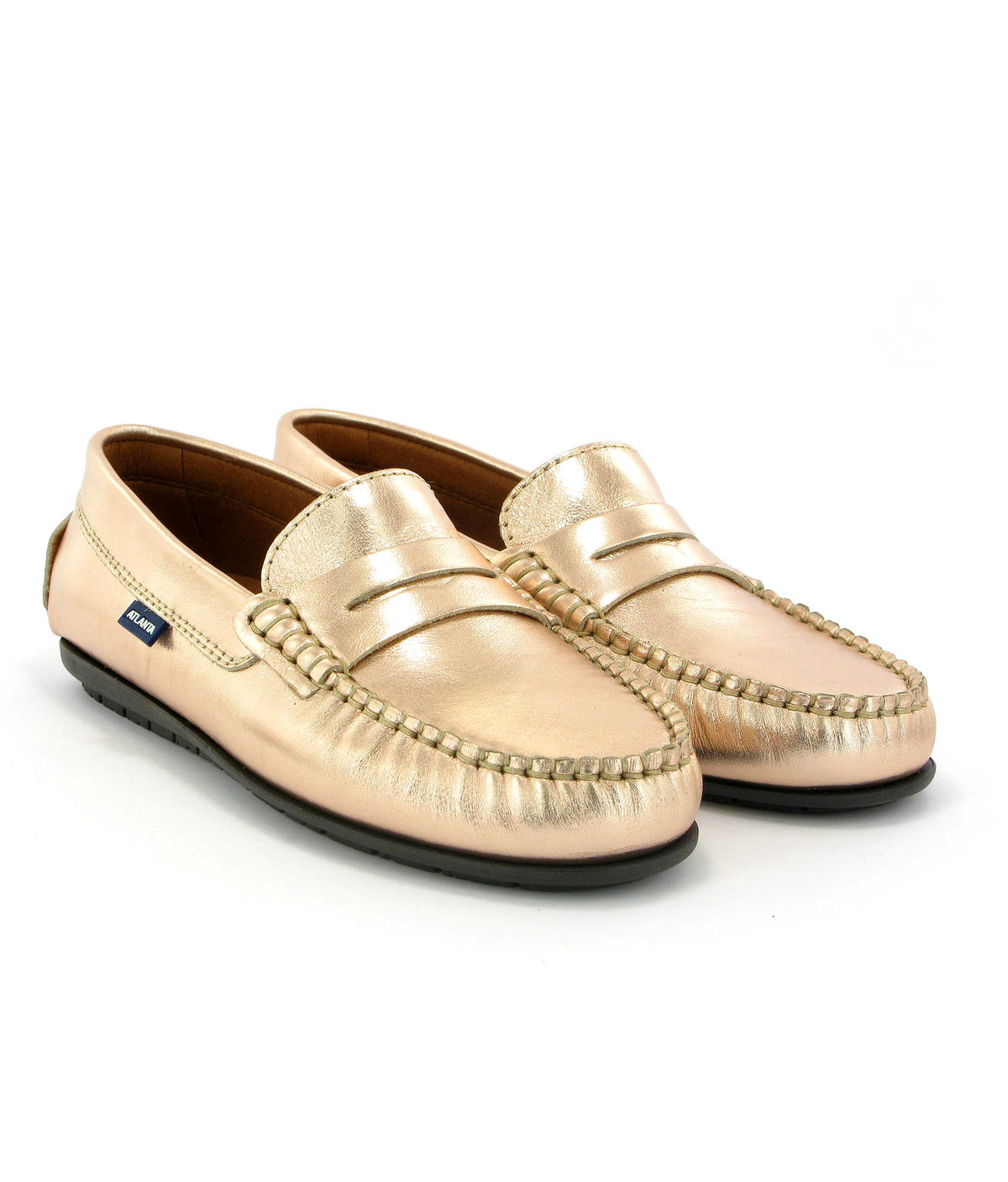 032 Walkers - rose gold metallic - Atlanta Mocassin